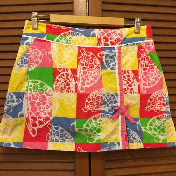 Lilly Pulitzer | Shorts | Lilly Pulitzer Jarvey Skort In Rollin Turtle ...